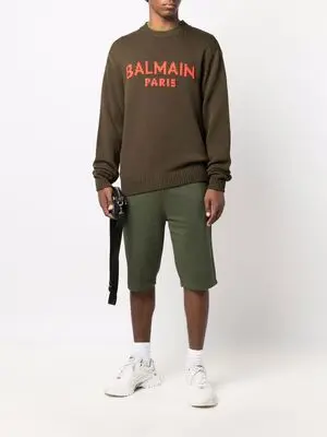 Balmain Logo Knit Jumper