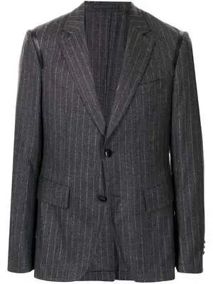 FERRAGAMO Leather-trim Suit Jacket