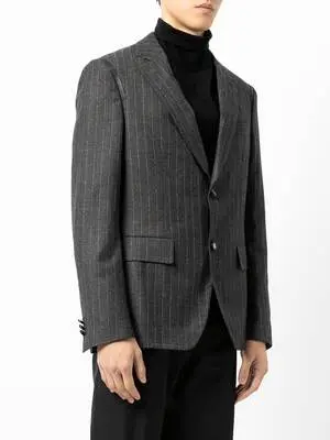 FERRAGAMO Leather-trim Suit Jacket
