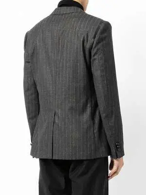 FERRAGAMO Leather-trim Suit Jacket