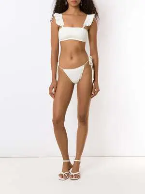 CLUBE BOSSA Zarbo Bikini Top - White