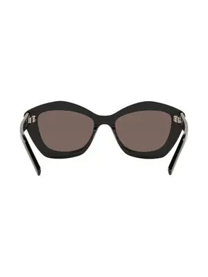 Saint Laurent Cat-eye Frame Sunglasses - Black
