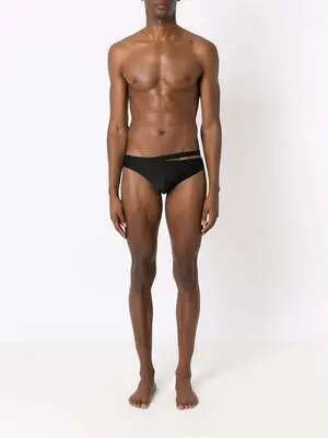 AMIR SLAMA Cutout Swimming Trunks