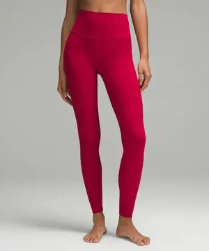 Lululemon High-Rise Pant With Pockets 28" Ruby Red