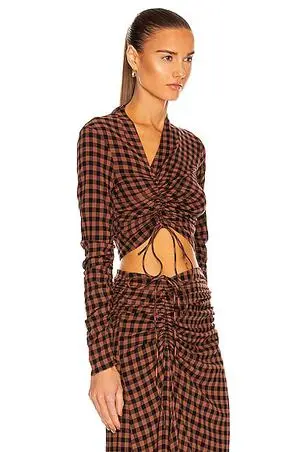 A.L.C. Oryn Top In Brown