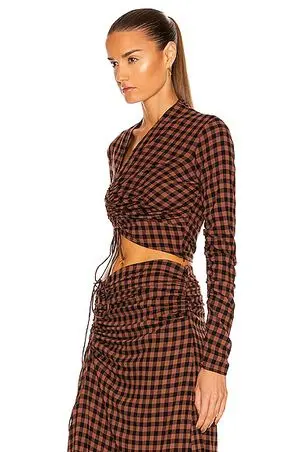 A.L.C. Oryn Top In Brown