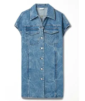 Dries Van Noten Oversized Denim Vest