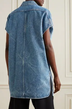Dries Van Noten Oversized Denim Vest