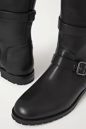 Manolo Blahnik Sulaltra Buckled Ankle Boots