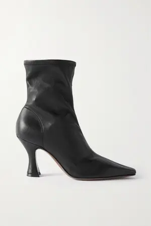 NEOUS Ran Stretch-leather Ankle Boots - Black