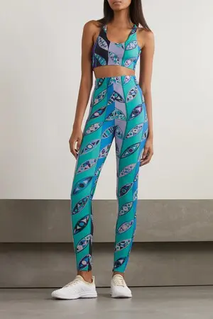 Emilio Pucci Printed Stretch Leggings