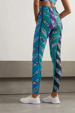 Emilio Pucci Printed Stretch Leggings