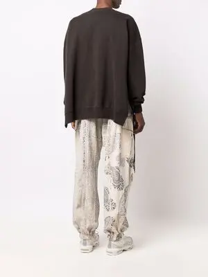 AMBUSH Multi-cord Crew-neck Sweatshirt - Brown