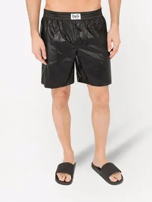 Dolce & Gabbana Logo-patch Swimming Shorts