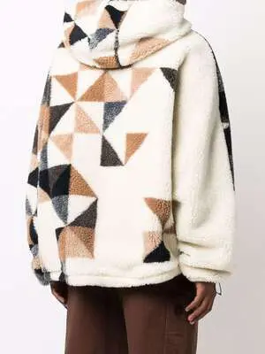 424 Fleece Geometric-detail Sweatshirt
