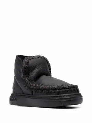 Mou Stitch-trim Ankle Boots