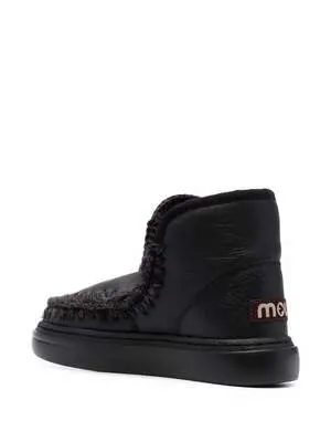 Mou Stitch-trim Ankle Boots