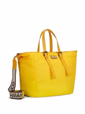 Dolce & Gabbana Logo-plaque Padded Tote Bag