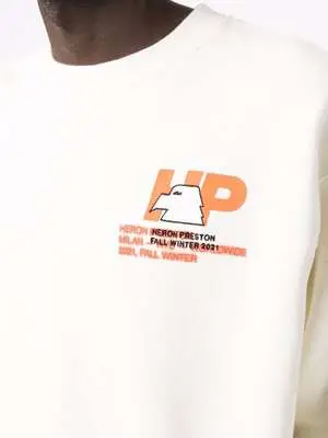 Heron Preston Printed Sweatshirt - Neutrals