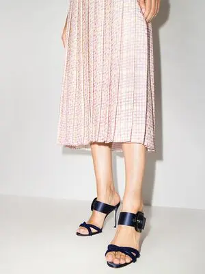 Manolo Blahnik Guey Open-toe 105mm Mules