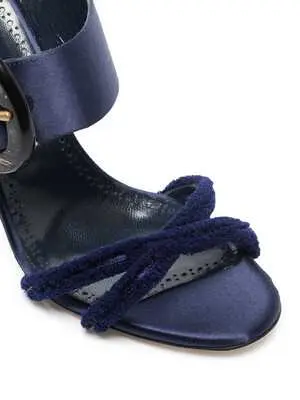 Manolo Blahnik Guey Open-toe 105mm Mules