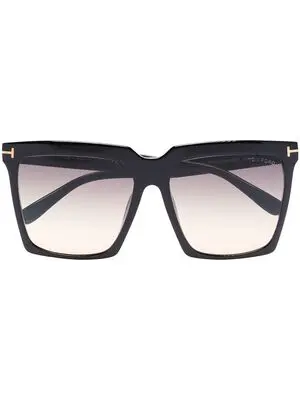 TOM FORD Sabrina Square-frame Sunglasses - Black