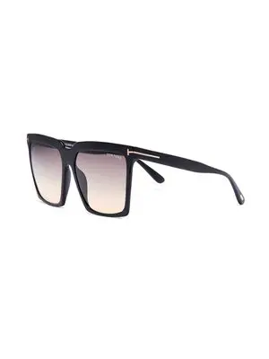 TOM FORD Sabrina Square-frame Sunglasses - Black