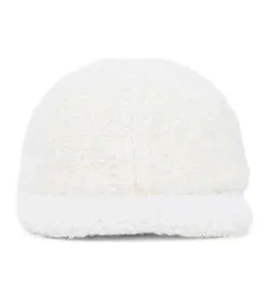 Gabriela Hearst Bouclé Baseball Cap - White