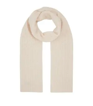 WILLIAM SHARP Cashmere Crystal-embellished Scarf White