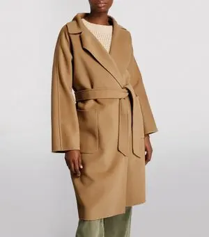 Max Mara Virgin Wool Belted Coat