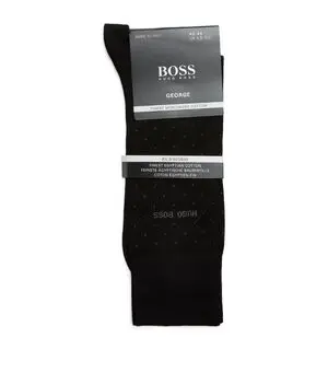 BOSS George Pin Dot Socks Black