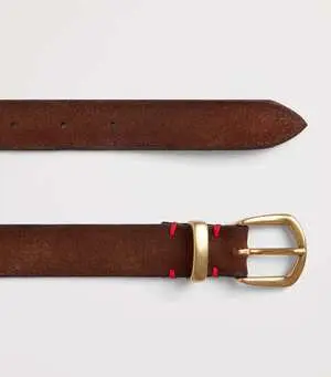 Eleventy Suede Belt
