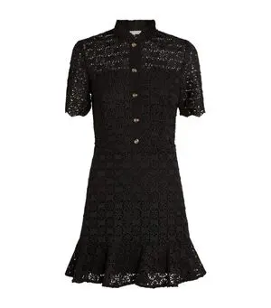 Sandro Lace Mini Dress - Black