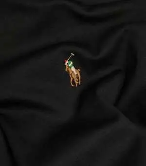 Polo Ralph Lauren Pima Cotton Long-sleeve Polo Shirt - Black