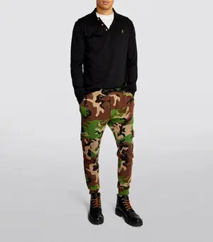 Polo Ralph Lauren Pima Cotton Long-sleeve Polo Shirt - Black