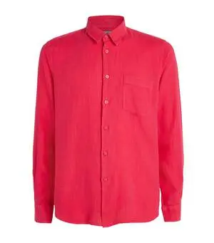 Vilebrequin Linen Shirt Pink