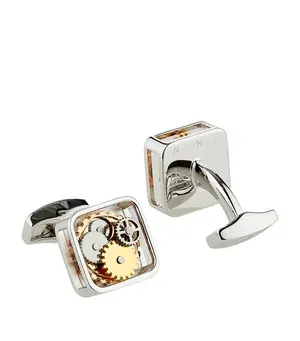 Tateossian Square Gear Cufflinks