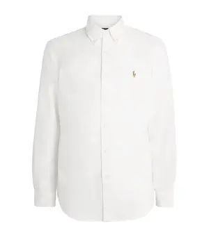 Polo Ralph Lauren Custom Fit Polo Pony Oxford Shirt - White
