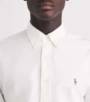 Polo Ralph Lauren Custom Fit Polo Pony Oxford Shirt - White
