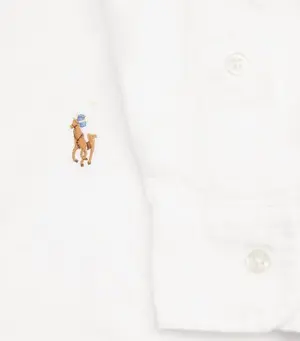 Polo Ralph Lauren Custom Fit Polo Pony Oxford Shirt - White