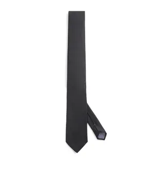 Eton Silk Neck Tie - Black