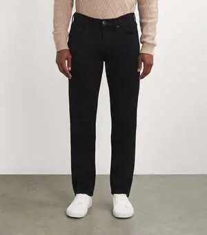 Paige Normandi Straight Jeans - Black