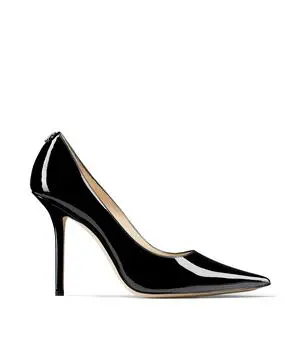 JIMMY CHOO Love 100 Patent Pumps - Black