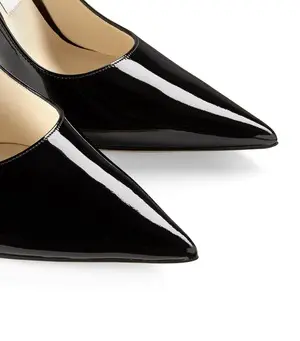 JIMMY CHOO Love 100 Patent Pumps - Black