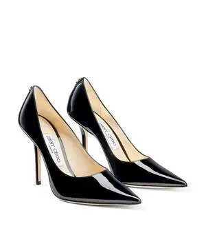 JIMMY CHOO Love 100 Patent Pumps - Black