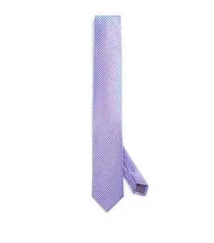 Eton Geometric Pattern Neck Tie - Red