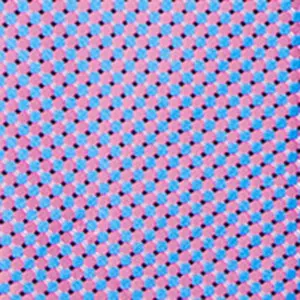 Eton Geometric Pattern Neck Tie - Red