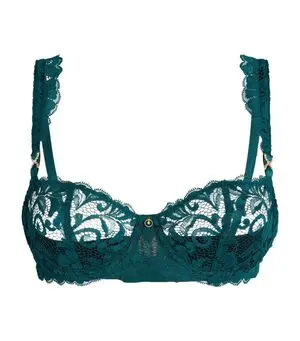 AUBADE Lace Half-cup Bra Green