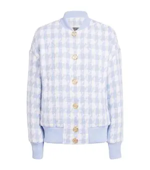 Balmain Tweed Houndstooth Jacket