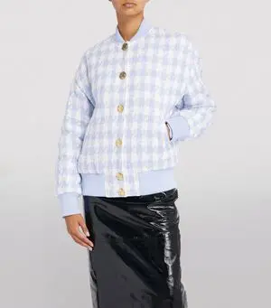 Balmain Tweed Houndstooth Jacket
